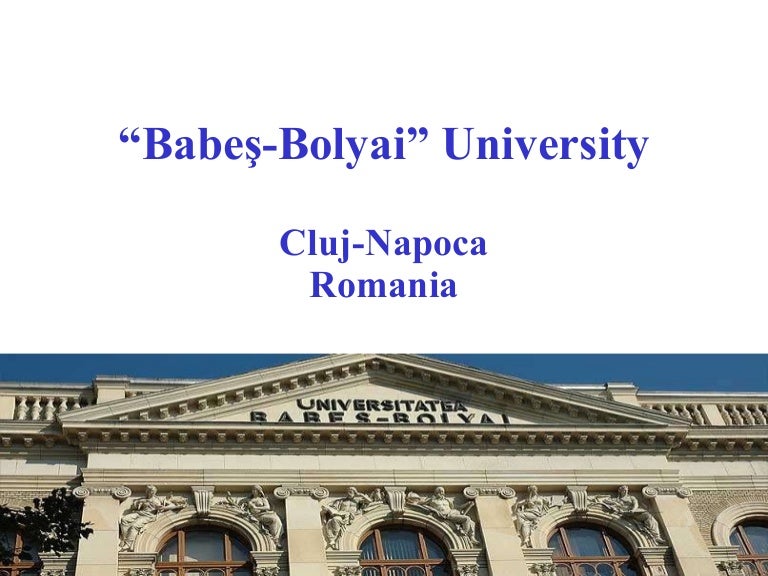 Babes bolyai university-cluj-napoca-romania
