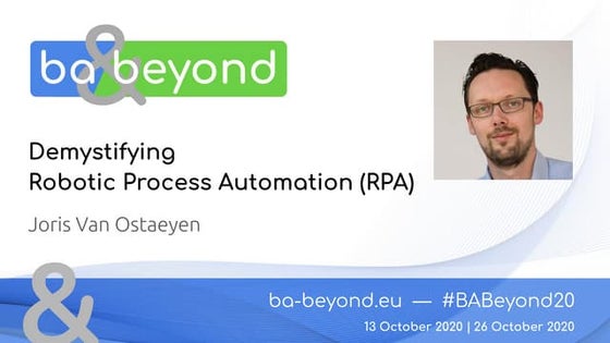 BA and Beyond 19 - Pieter Hens - The truth about user stories | PPT