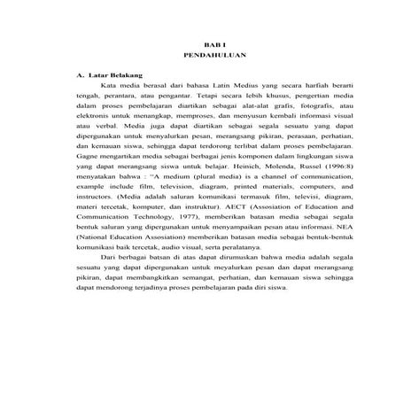 media visual non proyeksi | DOCX