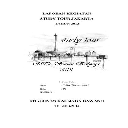 Contoh Laporan Study TOur II | DOCX