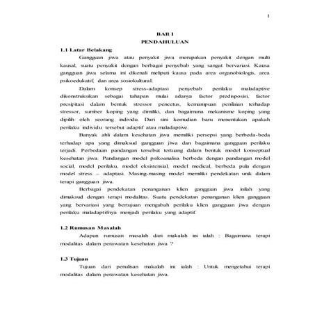 terapi modalitas | DOCX