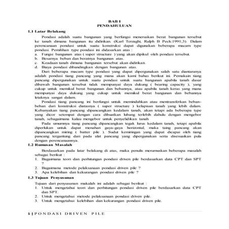 Perencanaan pondasi telapak persegi beton bertulang | PDF