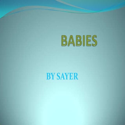 Babies | PPTX