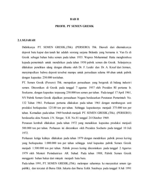 Bab Ii Tinjauan Umum Ptba Pdf