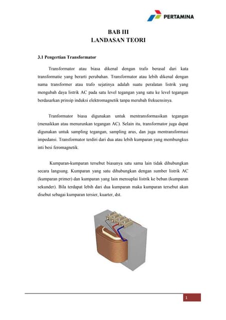 Prosedur pengujian rutin trafo 3 fasa hubungan Y-Y | PDF