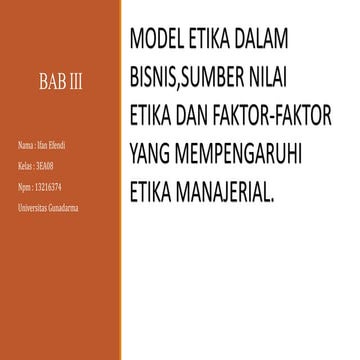 Bab iii | PPT