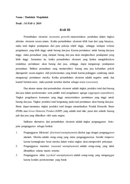 Bab 7 permintaan agregate dan penawaran agregate | PPTX