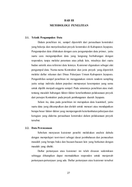 Contoh analisis dan interpretasi data pada penelitian kualitatif