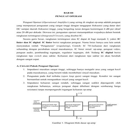Bab iii materi_op-_amp | DOC