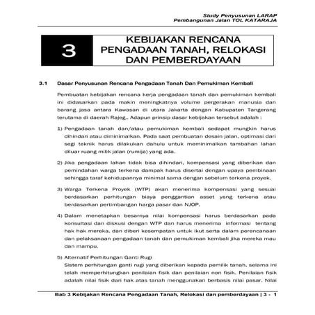 Bab iii rencana larap tol_rev | PDF