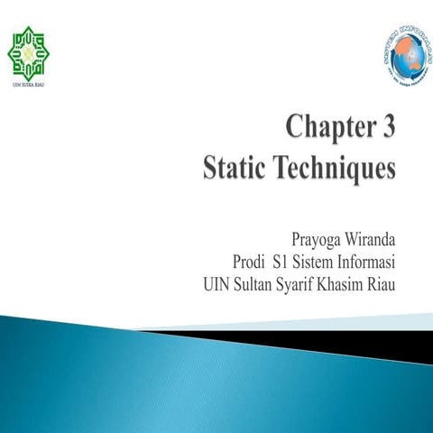 Bab iii static techniques (yoga) | PPT