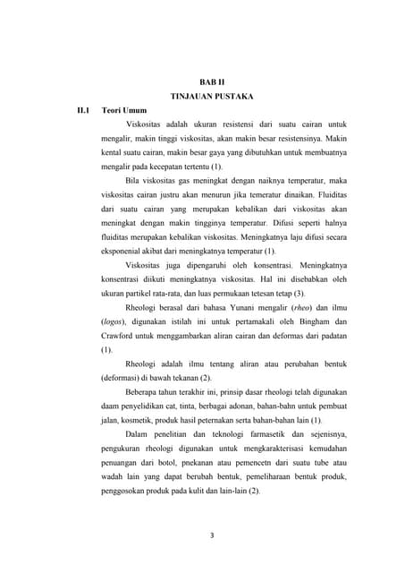 laporan praktikum viskositas | DOC