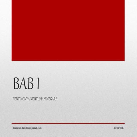 Bab iI(1) pkn pentingnya keutuhan negara | PPTX