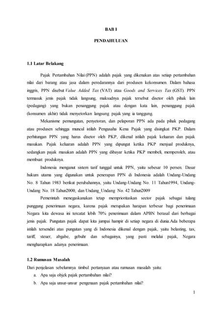 Presentasi PPN dan PPnBM | PPTX