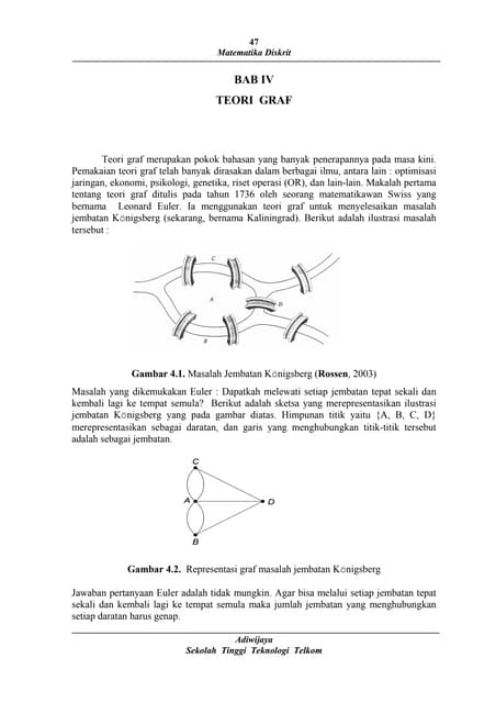 Matematika diskrit (dual graf, lintasan dan sirkuit euler, lintasan dan ...