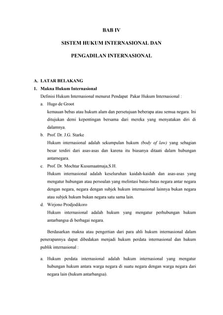 Pengakuan dalam Hukum Internasional | DOC