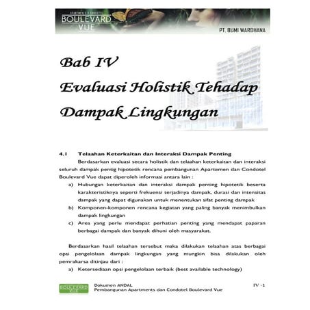 Bab iv semarang andal | PDF