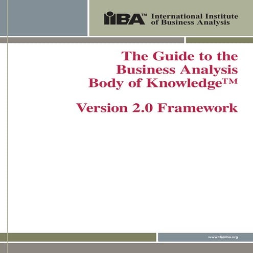 Babok20overview | PDF