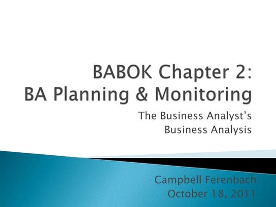 BABOK v3 KA Task Summary v0.15