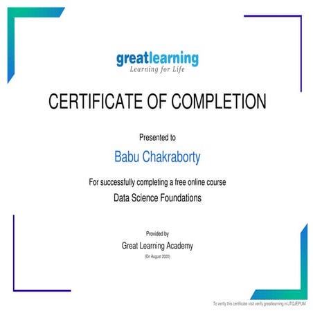 Data Science Foundation | PDF