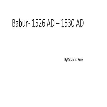 BaburHistory-IT explains about the new Babur | PPTX