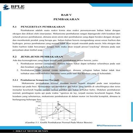 Bab v. modul i pembakaran | PDF