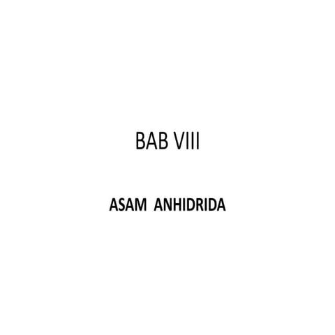 asam anhidrida | PPTX