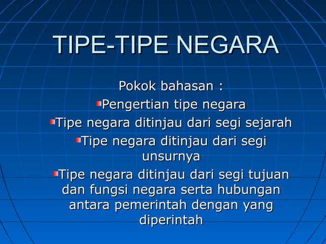 Teori Tentang Sifat Hakekat Negara | PPT