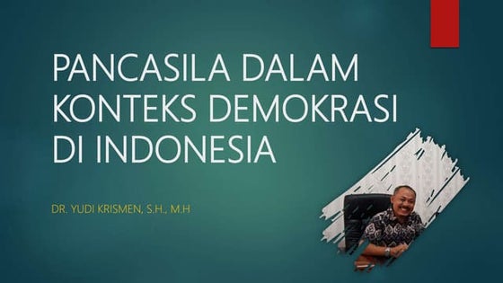 SLIDE POWERPOINT DEMOKRASI YANG ADA DI INDONESIA BENTUK DAN SEJARAHNYA | PPT