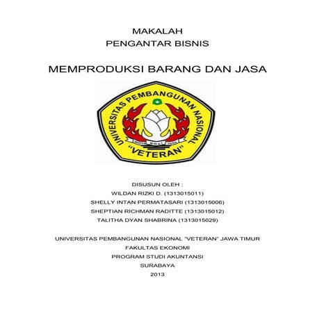 Bab xiv memproduksi barang dan jasa | DOCX