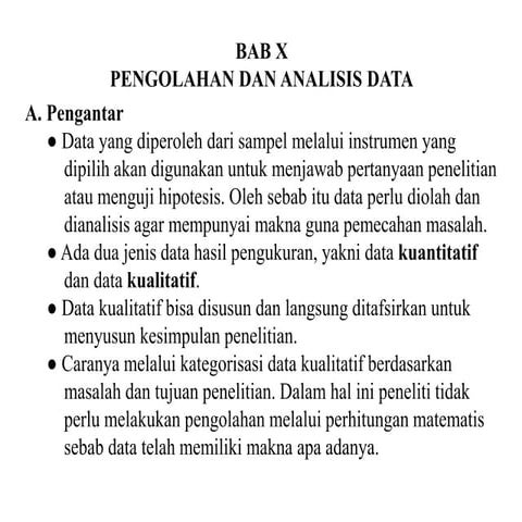 BAB X PENGOLAHAN DATA DAN ANALISIS DATA.pptx