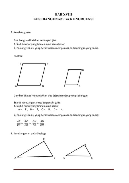 1. kesebangunan | PDF