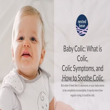 What Is Baby colic, Colic Symptoms, How to Soothe Colic | PDF