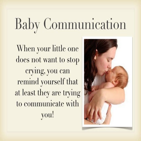 Baby Communication | PPT