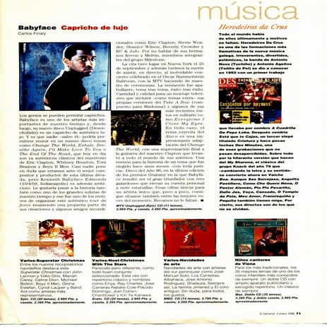 Babyface. 2 artículos de 1998 | PDF | R&B/Soul/Funk | Music