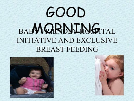 Baby Friendly Hospital Initiative (BFHI Ten Successful Steps) | PDF ...