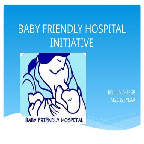 Baby Friendly Hospital Initiative (BFHI Ten Successful Steps) | PDF