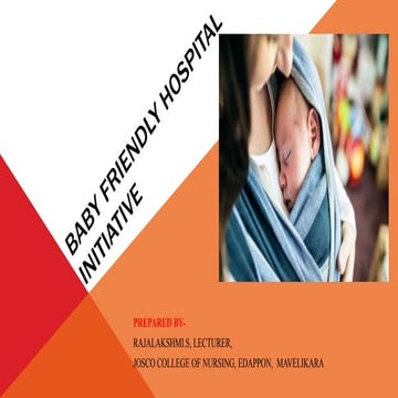 Baby Friendly Hospital Initiative (BFHI Ten Successful Steps) | PDF