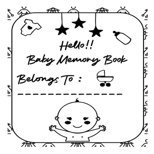 BABY MEMORY BOOK baby memory book girl baby journal memory book | PDF