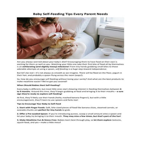 Baby Self Feeding Tips Every Parent Needs.pdf