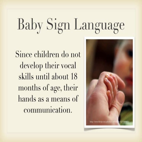 Baby Sign Language | PDF