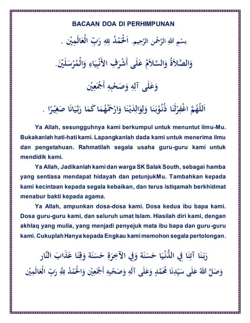 DOA PERHIMPUNAN RASMI MINGGUAN SEKOLAH.docx