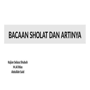bacaan sholat dan artinya - contoh bacaan.pptx