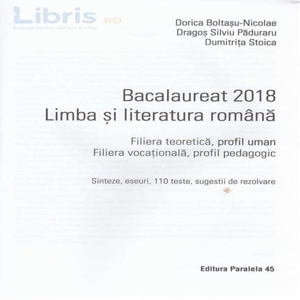 Bacalaureat 2018-limba-si-literatura-romana-profil-uman | PDF