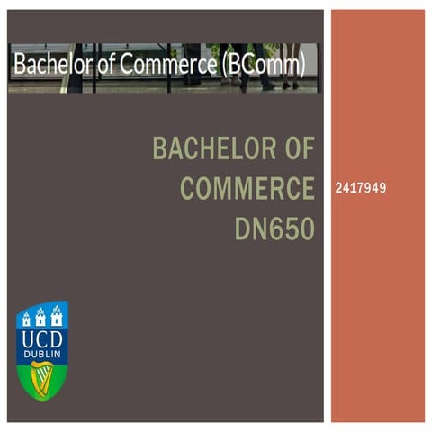 BIS-Bachelor of commerce | PPT