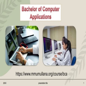 Bachelor of Computer Applications Course.pptx