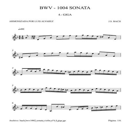Bach n.2 giga | PDF