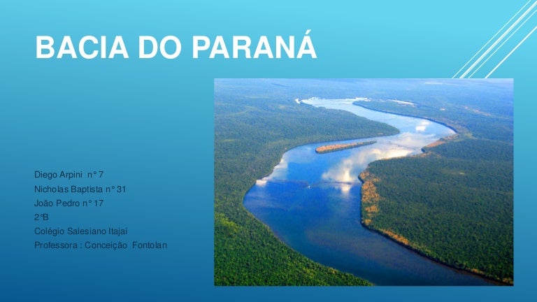 BACIA HIDROGRÁFICA DO RIO PARANÁ