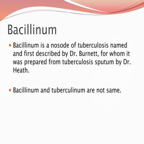 Bacillinum | PPTX