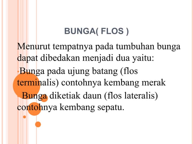 Laporan praktikum 7 rumus bunga dan diagram bunga (morfologi tumbuhan ...
